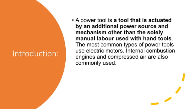 basic power tools.pptx | Woodworking | Arts and Crafts