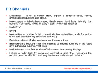 Basic PR - BMG training | PPT