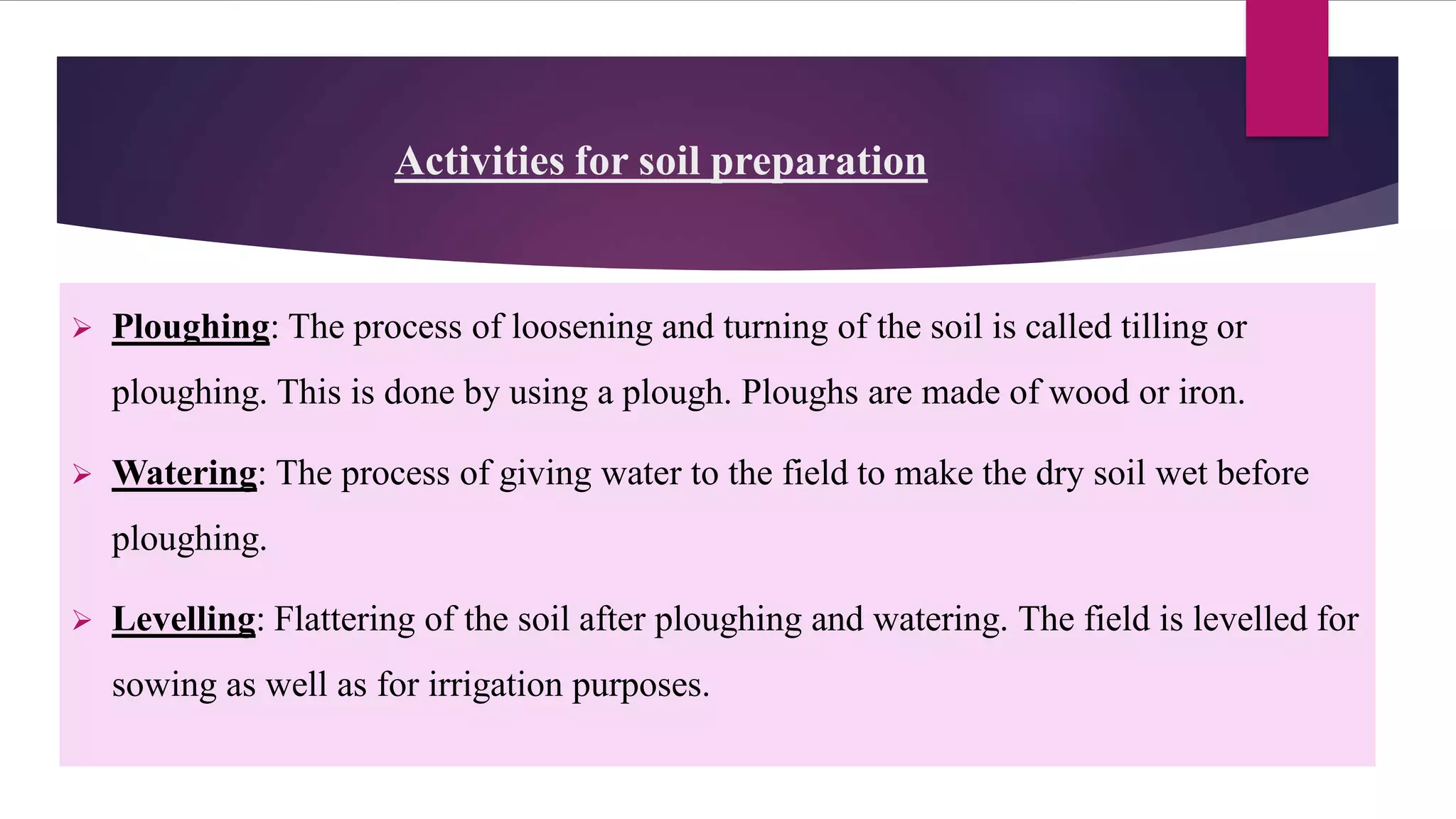 Basic practices of crop production | PDF