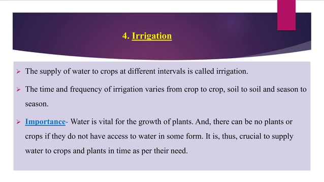 Basic practices of crop production | PDF | Agriculture | Industries