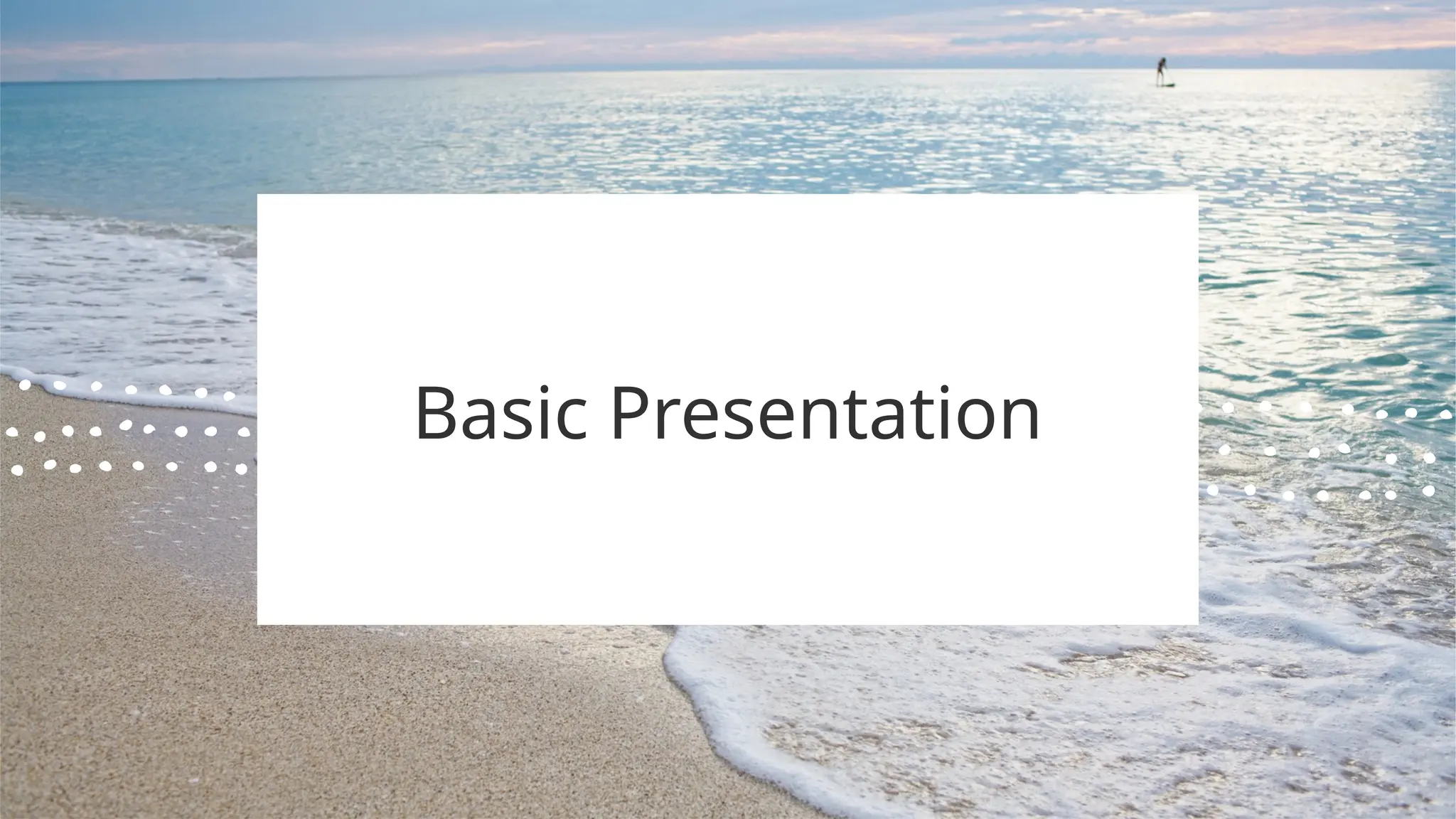 Basic Presentation for slide PPT beginner | PPTX
