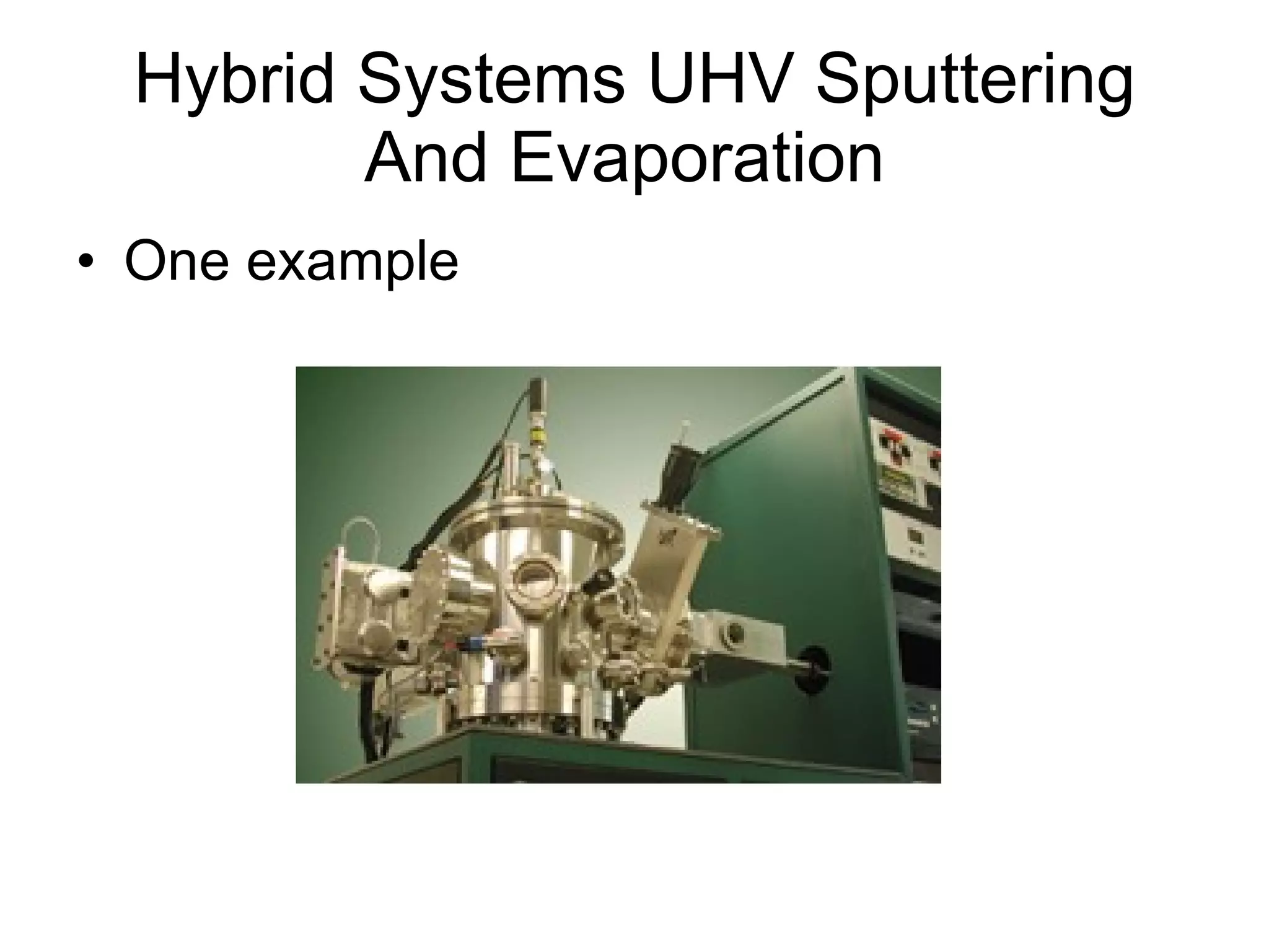 Basic Preventive Maintenance On Sputtering Systems | PPT