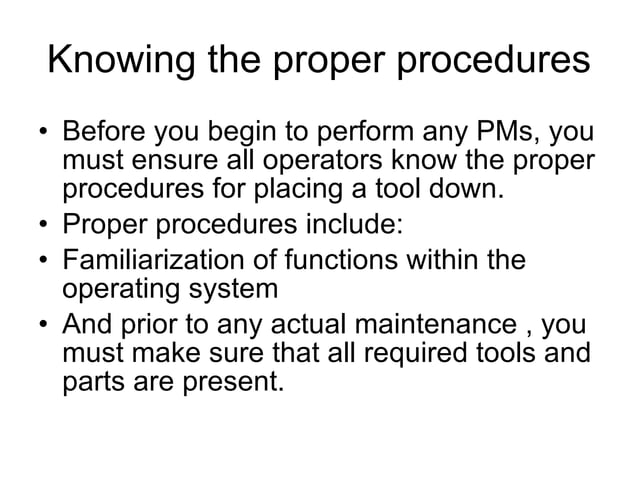 Basic Preventive Maintenance On Sputtering Systems | PPT