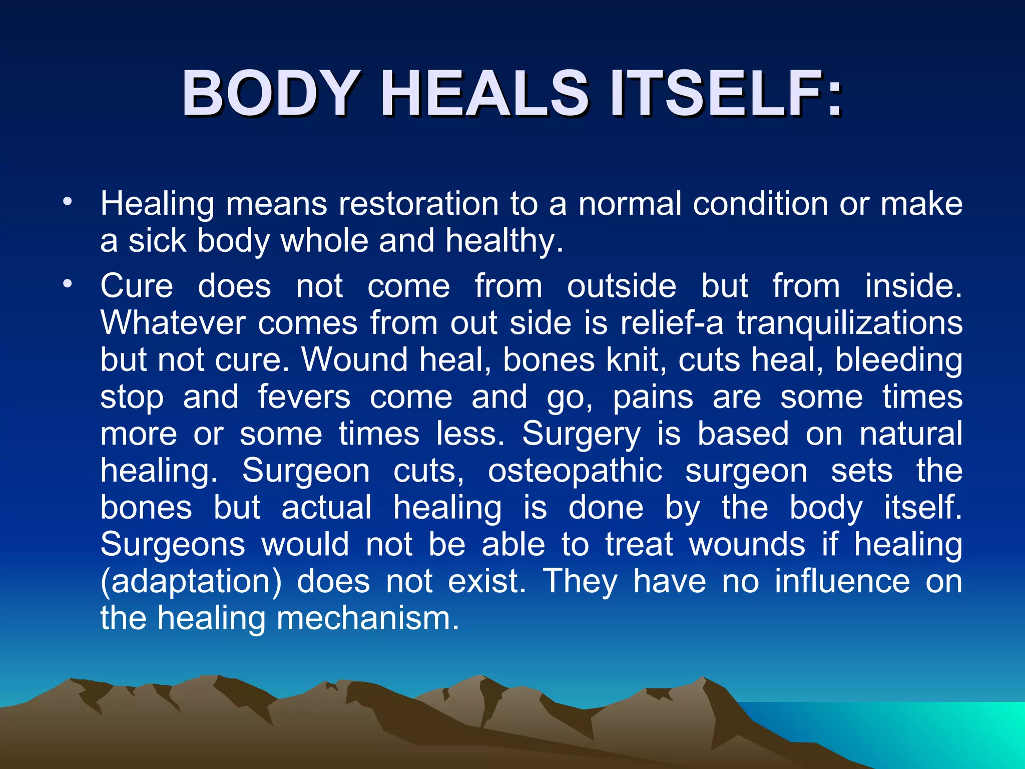 Basic Principal Of Naturopathy | PPT