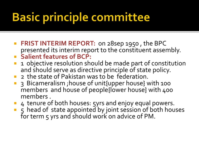 BASIC PRINCIPLE COMMITTEE.pptx | Islam | Religion & Spirituality