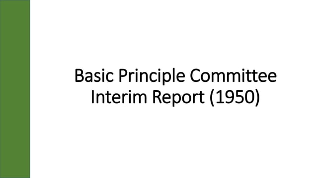 Basic Principle Committee Interim Report (1950).pptx