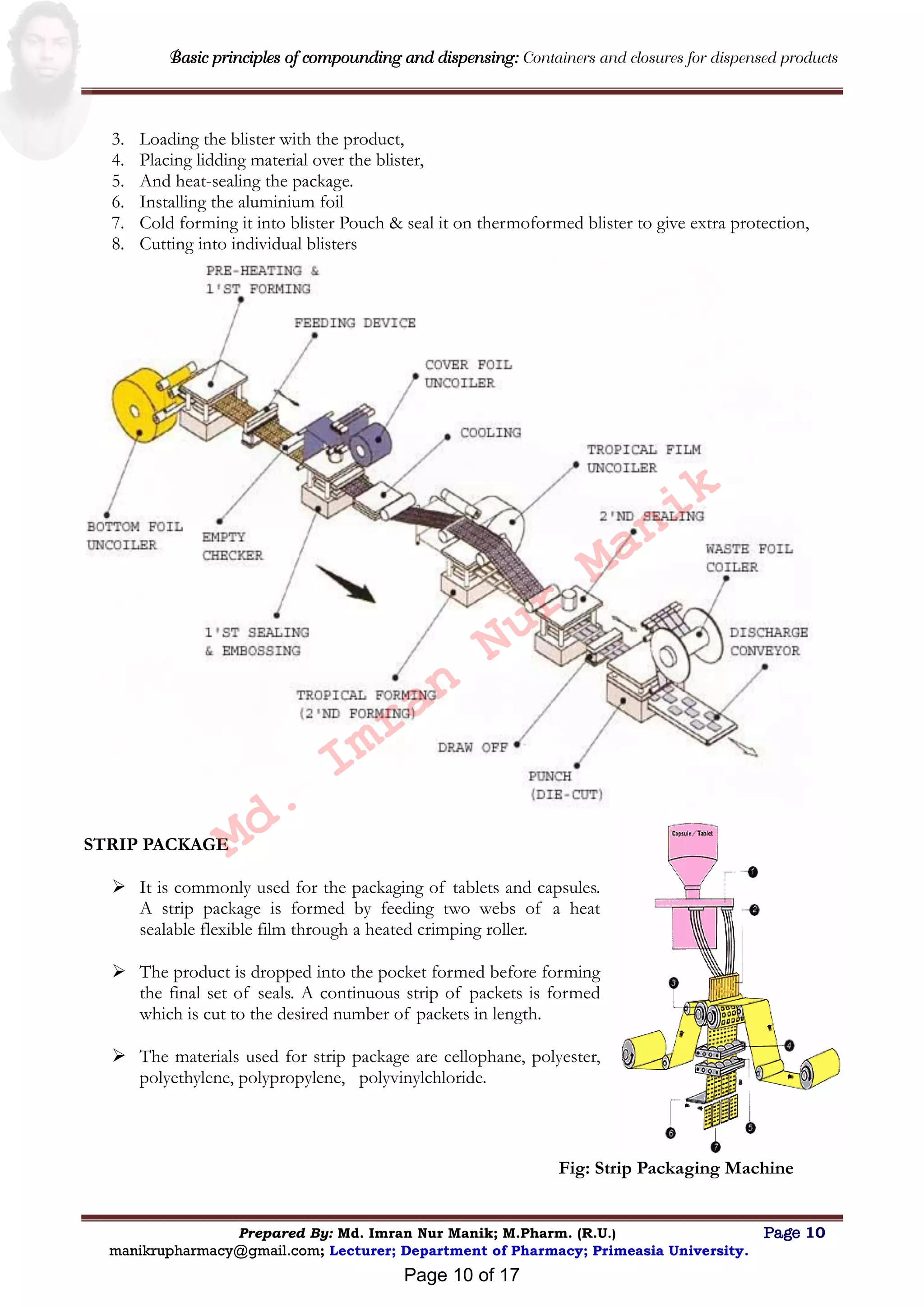 Basic principles of compounding and dispensing MANIK | PDF