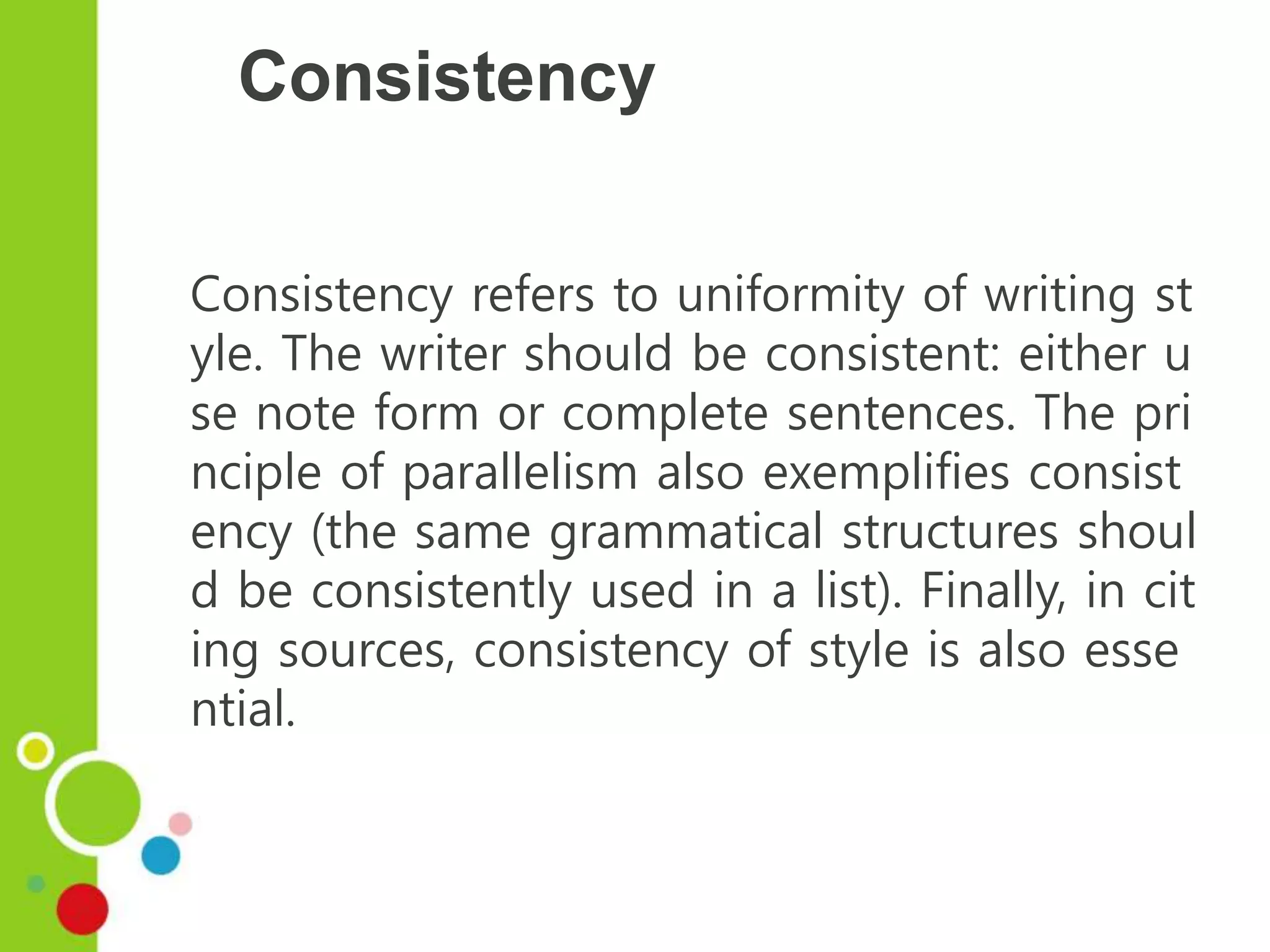 Basic principle of academic writing | PPTX