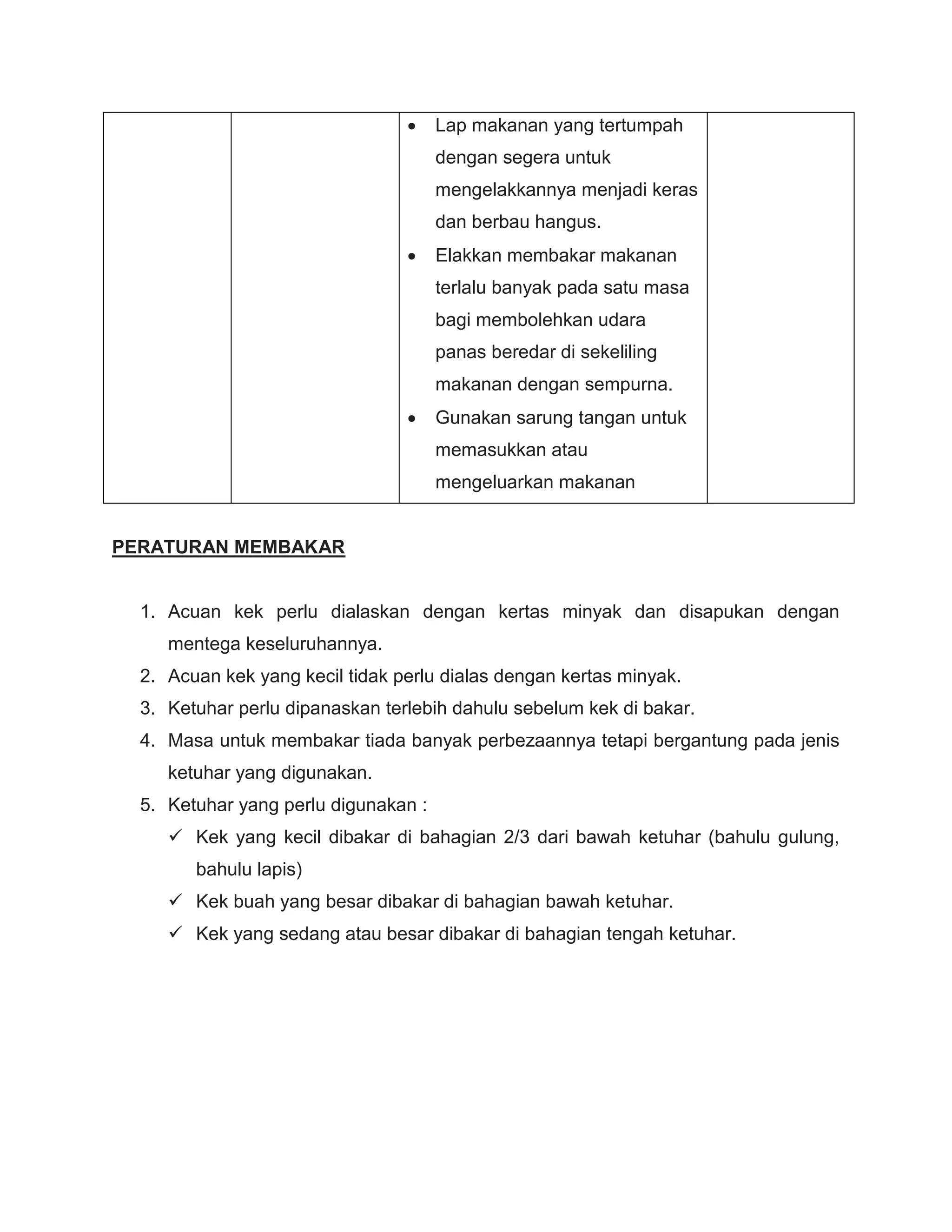 Basic principle of baking | DOCX
