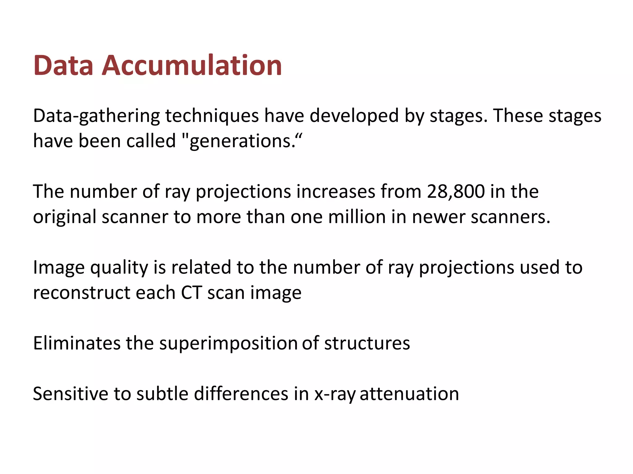 Basic principle of ct and ct generations | PPTX