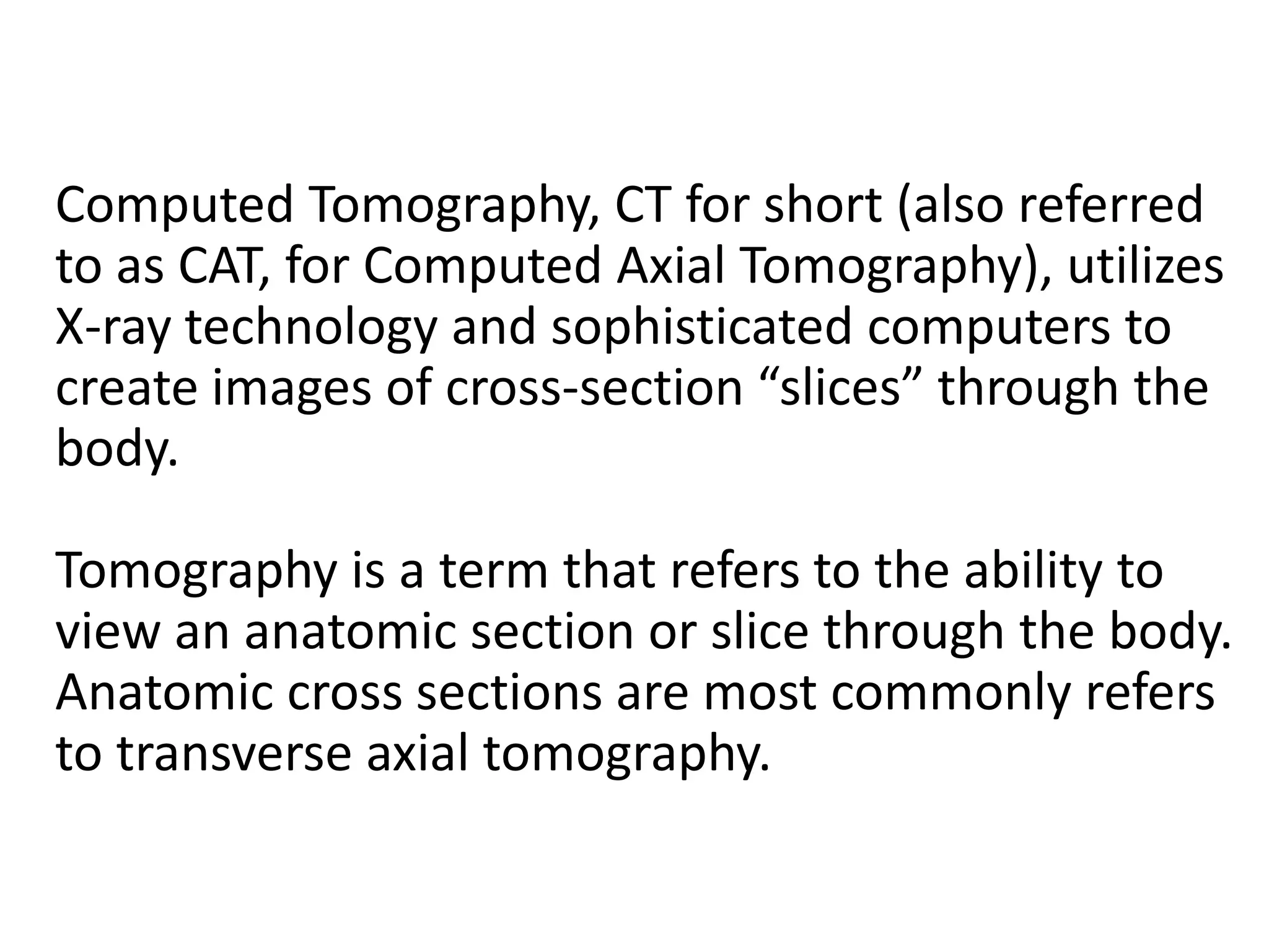 Basic principle of ct and ct generations | PPTX