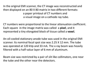Basic principle of ct and ct generations | PPTX