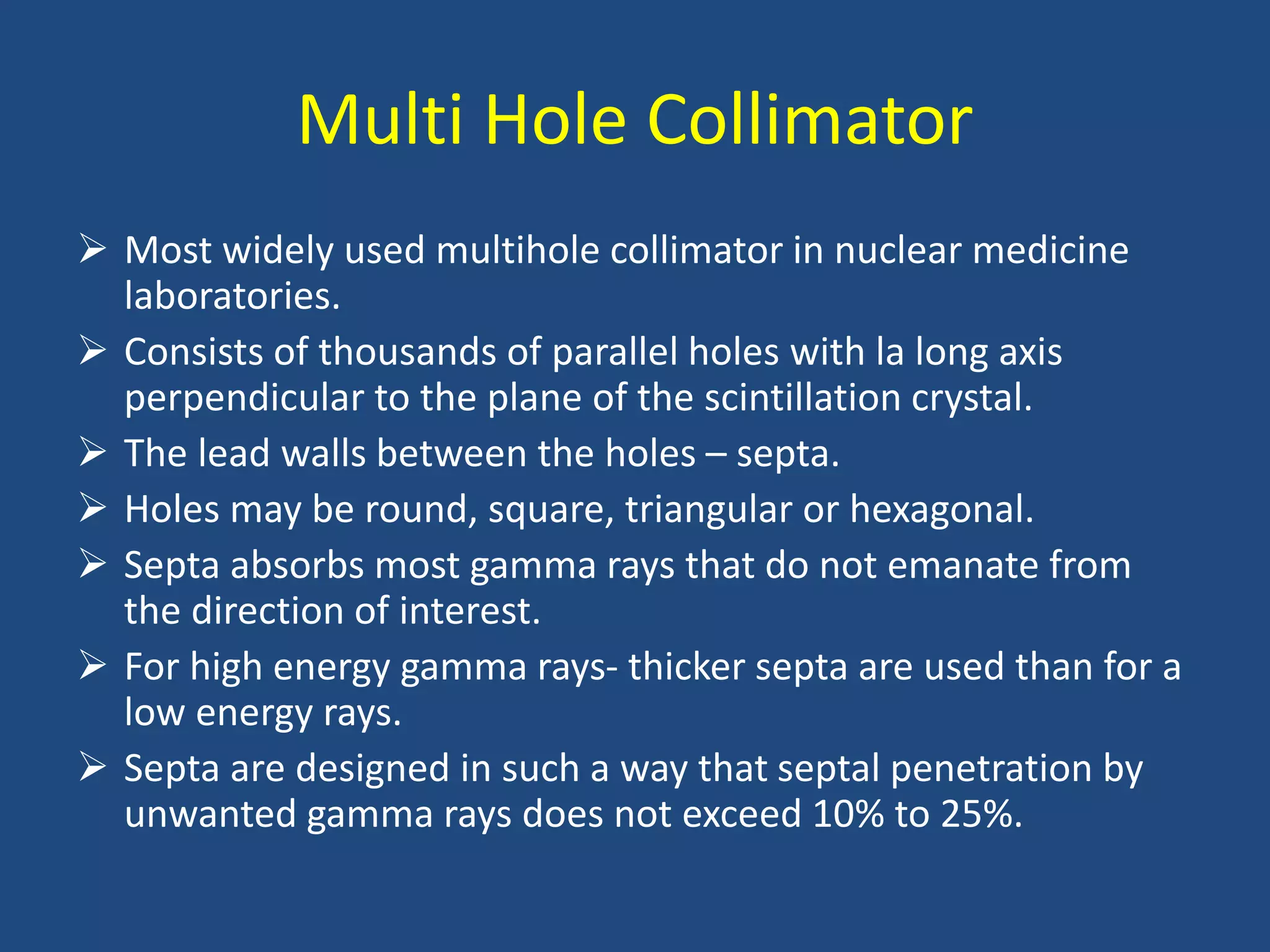 Basic principle of gamma camera | PPTX