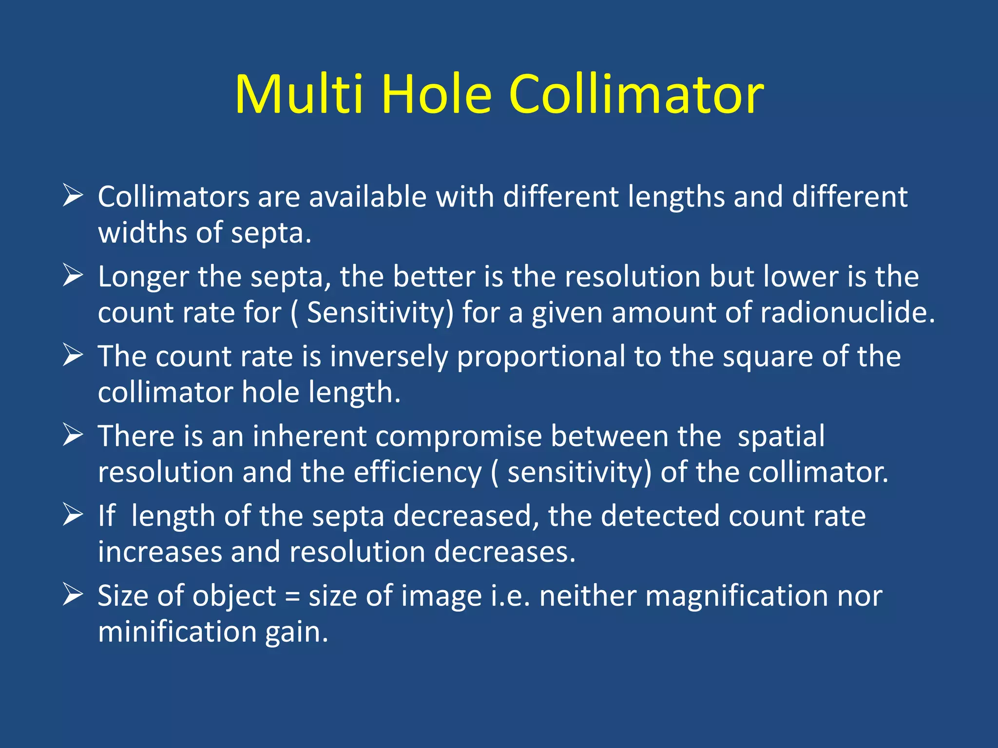 Basic principle of gamma camera | PPTX