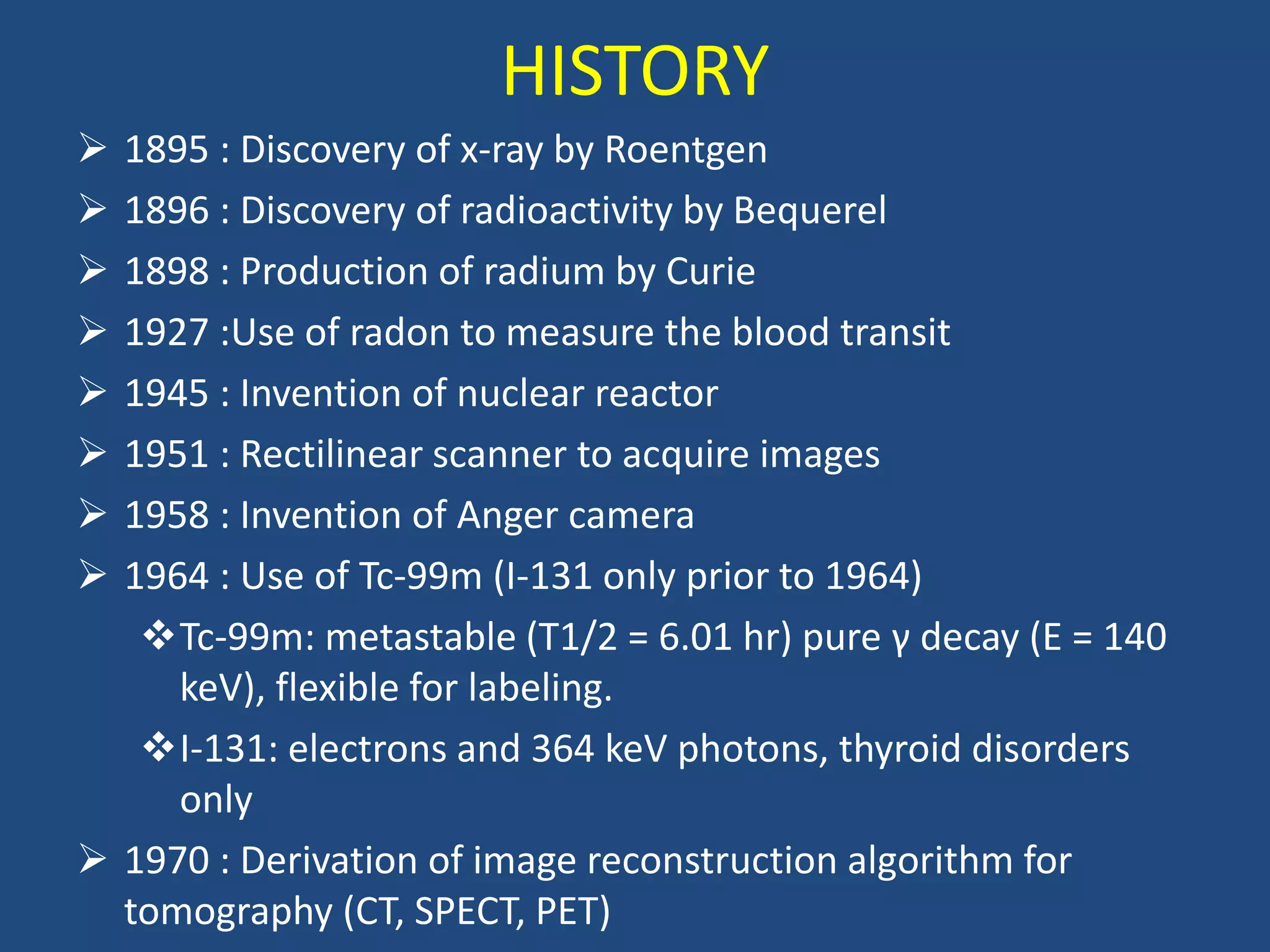 Basic principle of gamma camera | PPTX