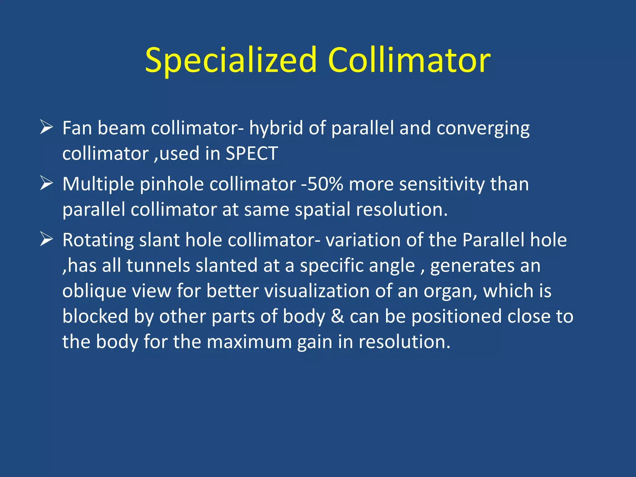 Basic principle of gamma camera | PPTX