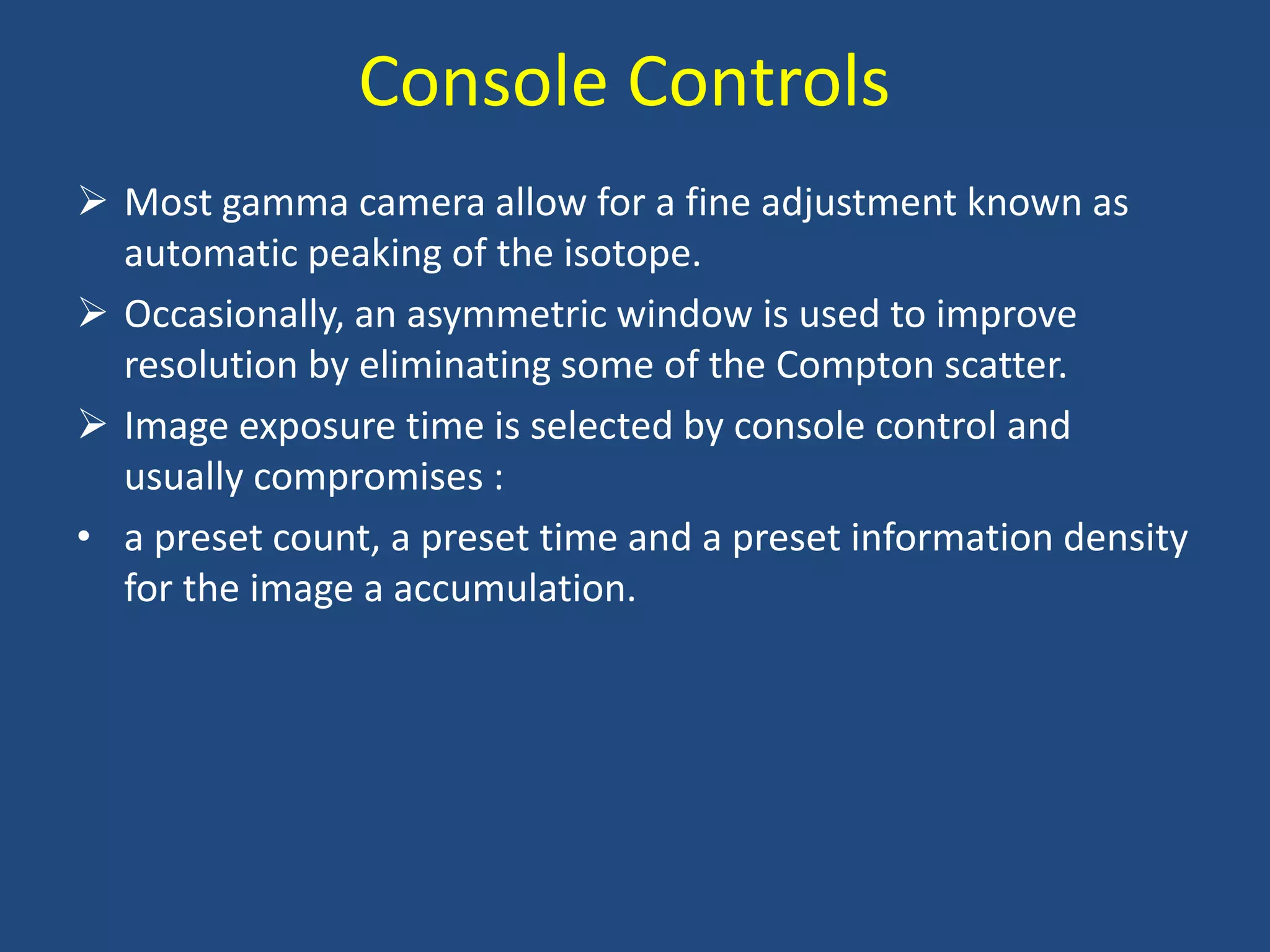 Basic principle of gamma camera | PPTX