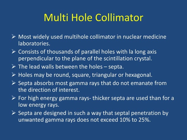 Basic principle of gamma camera | PPTX | Physics | Science