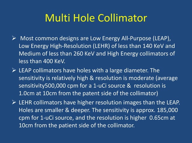 Basic principle of gamma camera | PPTX | Physics | Science