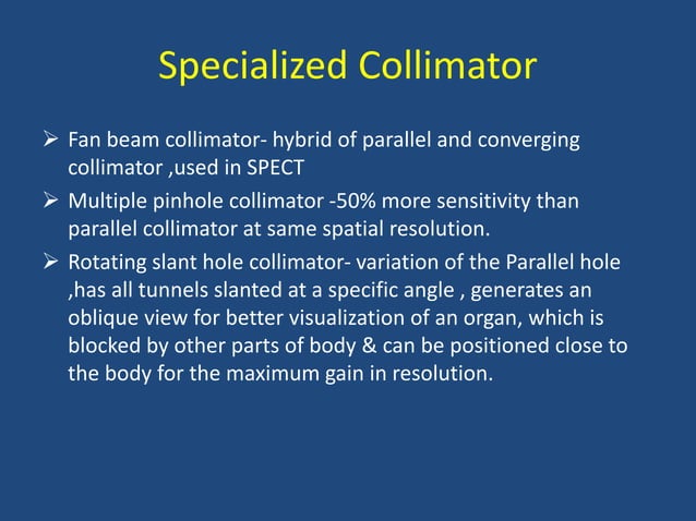Basic principle of gamma camera | PPTX | Physics | Science