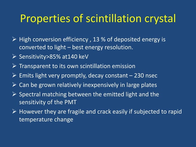 Basic principle of gamma camera | PPTX | Physics | Science