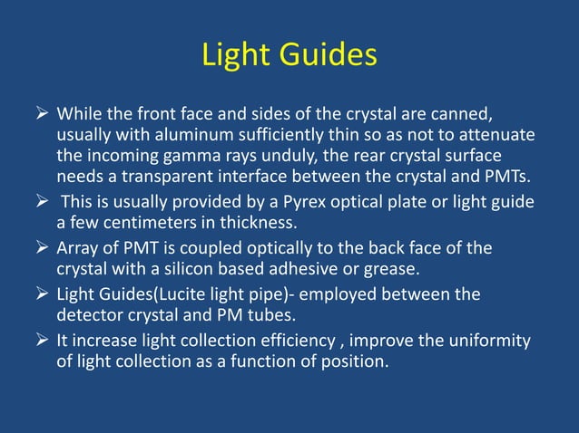 Basic principle of gamma camera | PPTX | Physics | Science