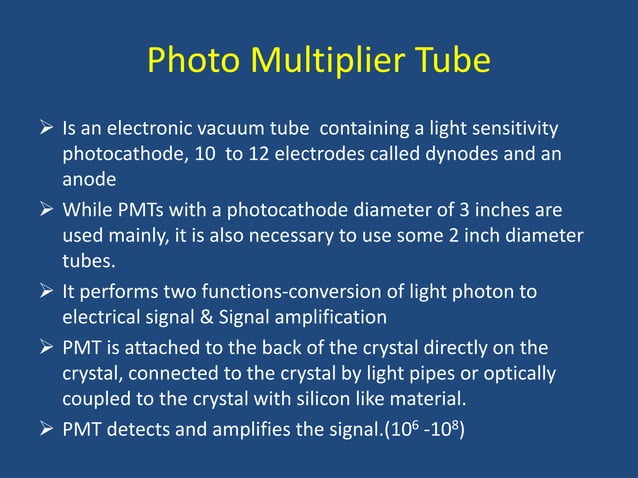 Basic principle of gamma camera | PPTX | Physics | Science