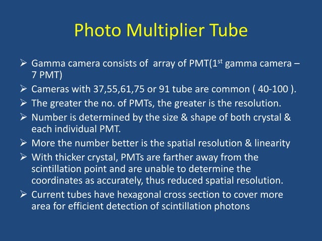 Basic principle of gamma camera | PPTX | Physics | Science