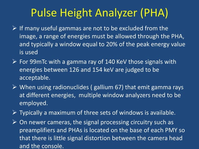 Basic principle of gamma camera | PPTX | Physics | Science