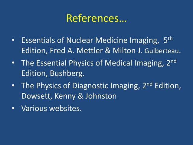 Basic principle of gamma camera | PPTX | Physics | Science