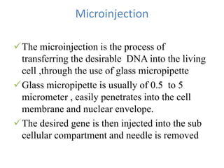 Basic principle of gene expression & methods of | PPT
