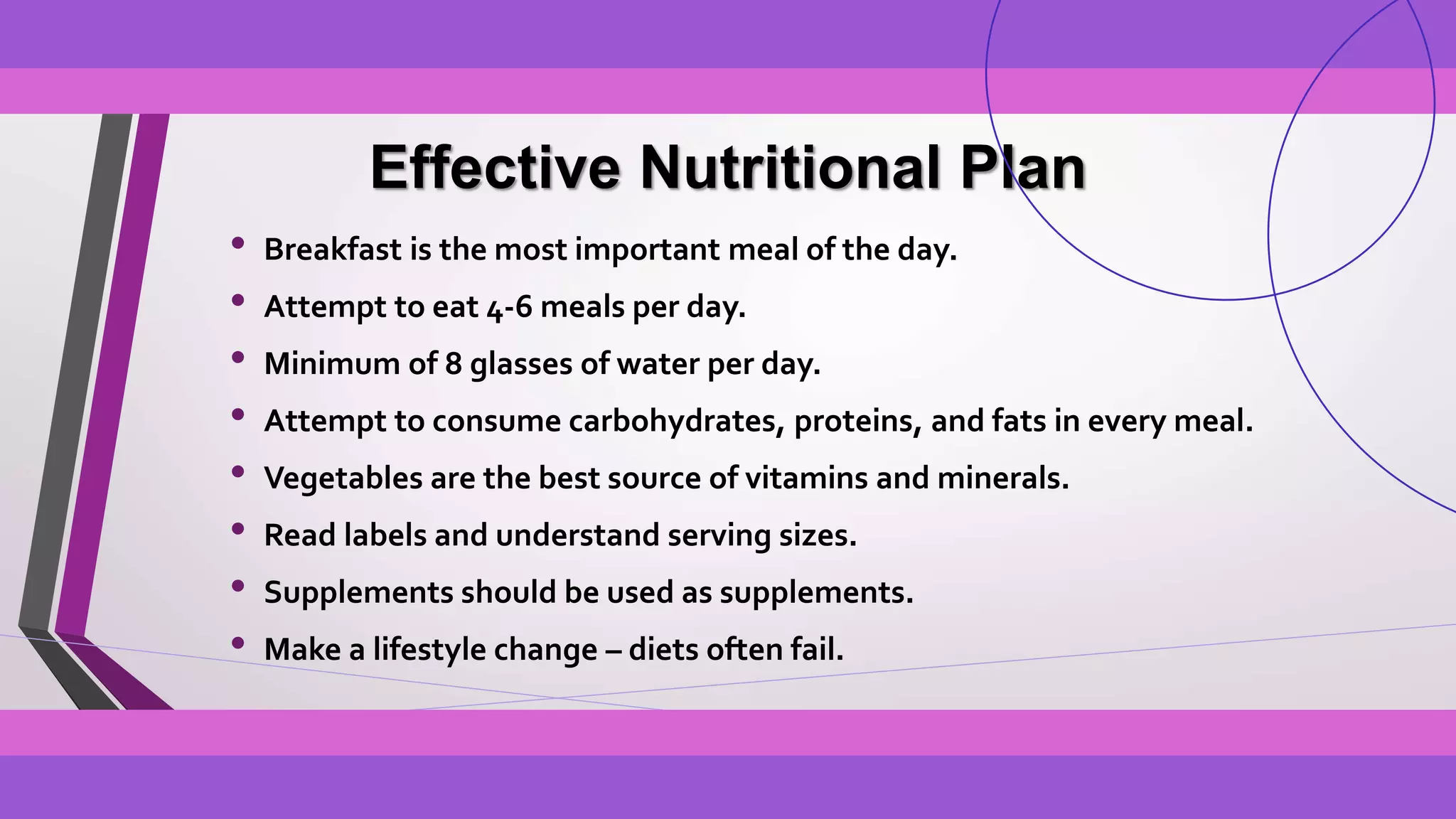 Basic principle of good and proper nutrition | PPTX