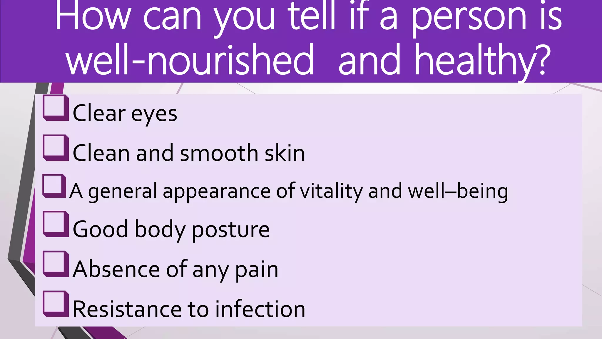 Basic principle of good and proper nutrition | PPTX