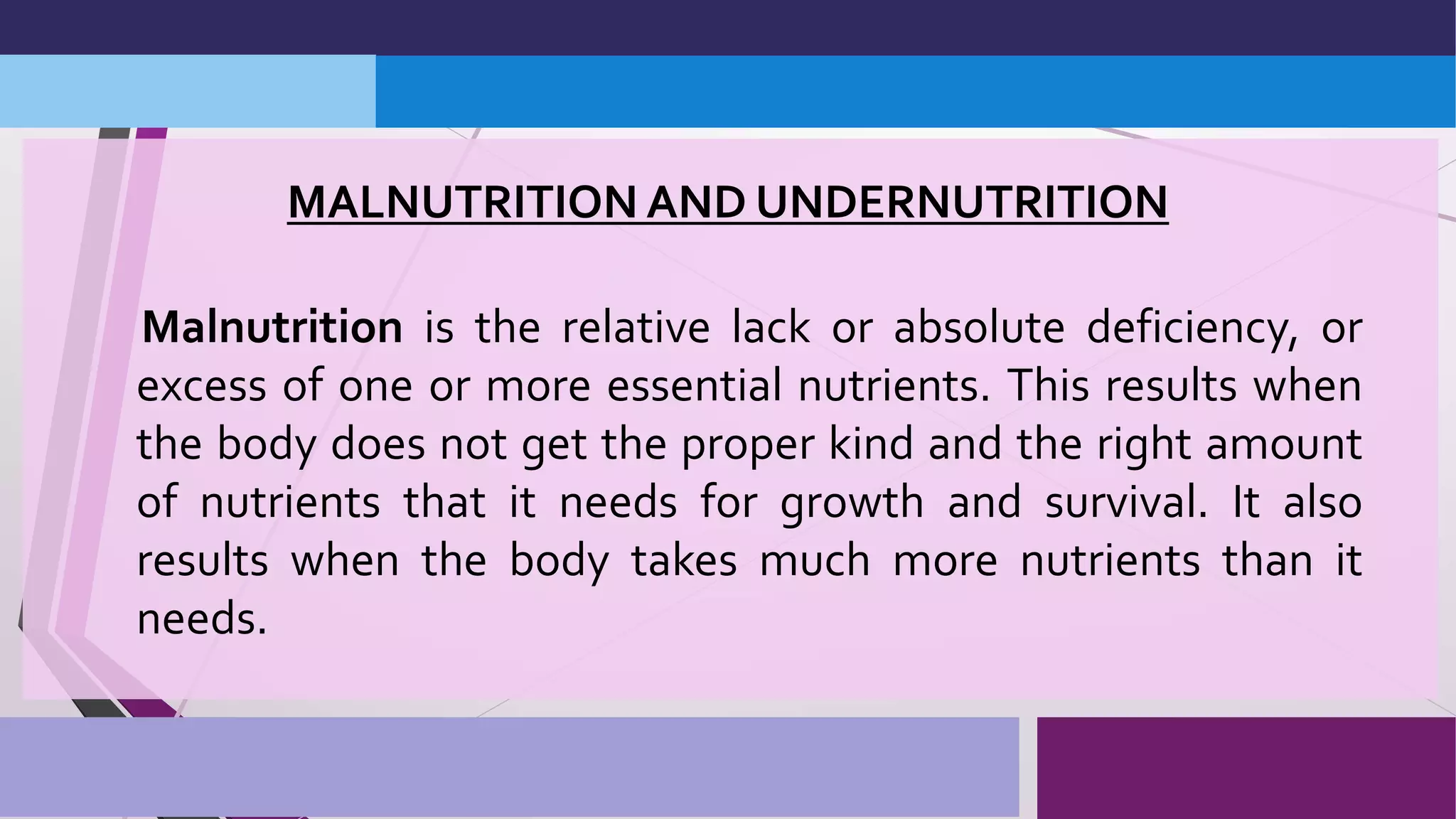 Basic principle of good and proper nutrition | PPTX