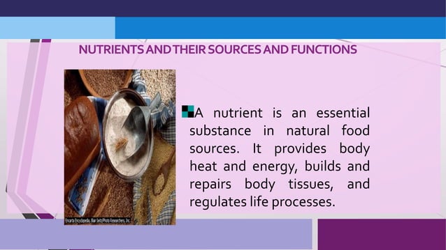 Basic principle of good and proper nutrition | PPTX
