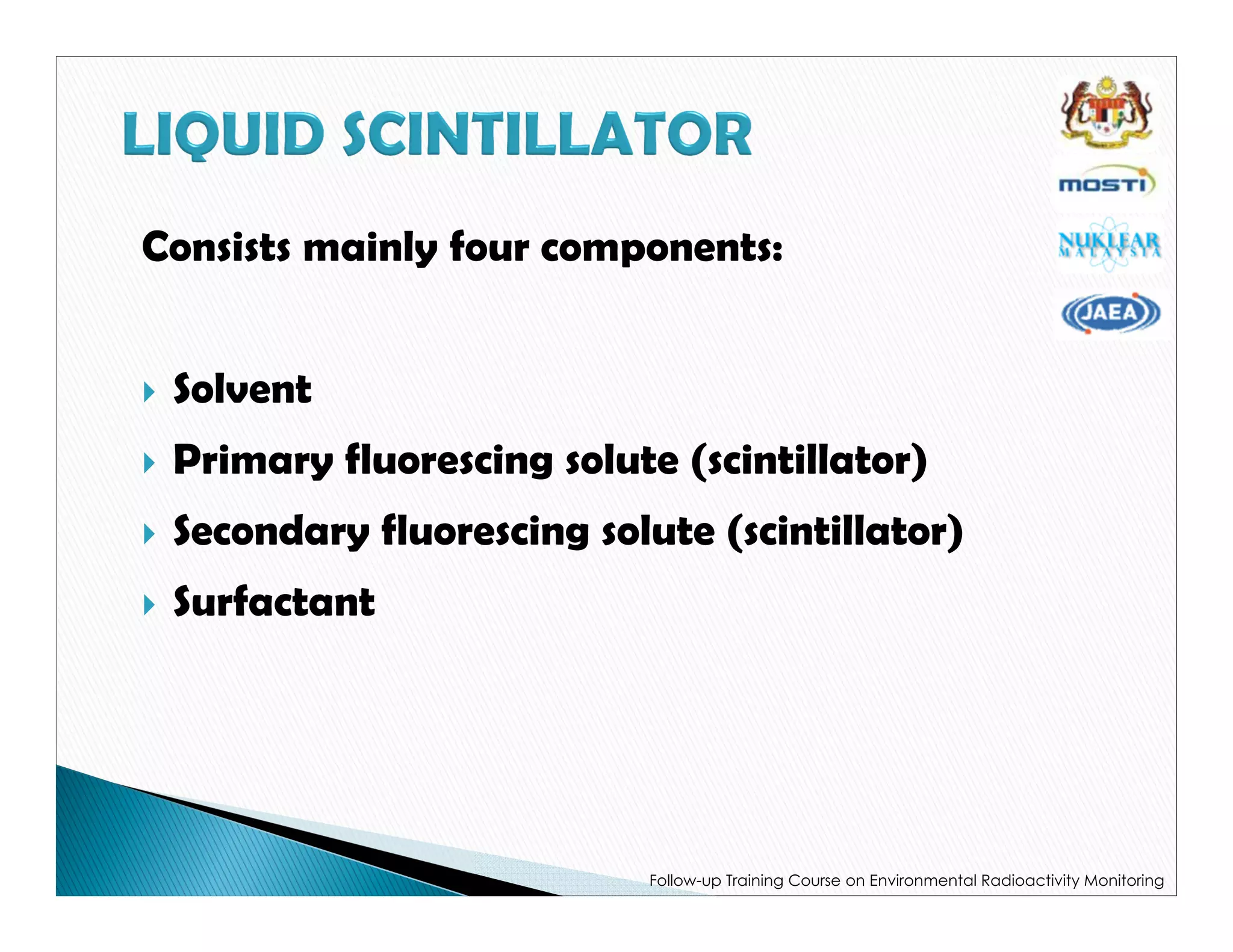 Basic principle of liquid scintillation counter norfaizal | PDF