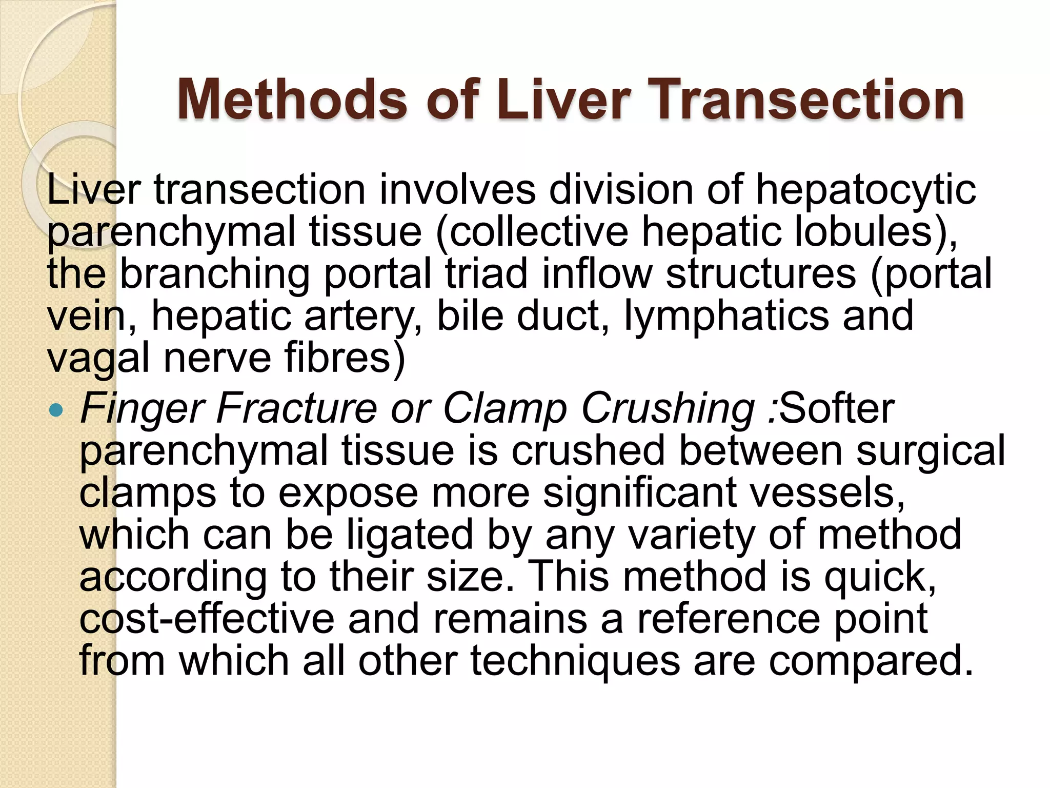 Basic Principle Of Liver Resection Pptx