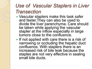 Basic principle of liver resection | PPTX