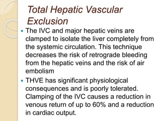 Basic principle of liver resection | PPTX