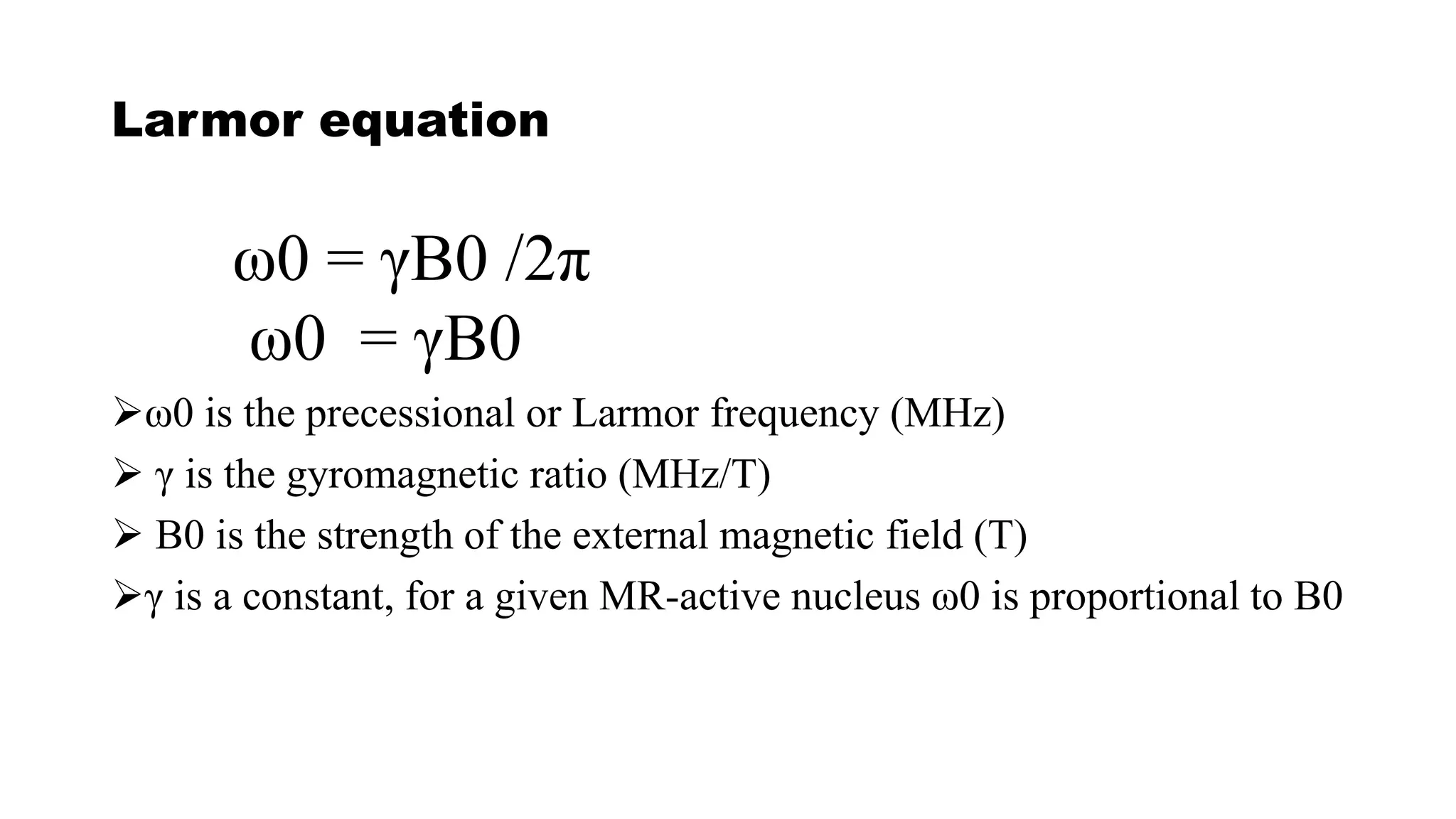 Basic principle of MRI | PPTX