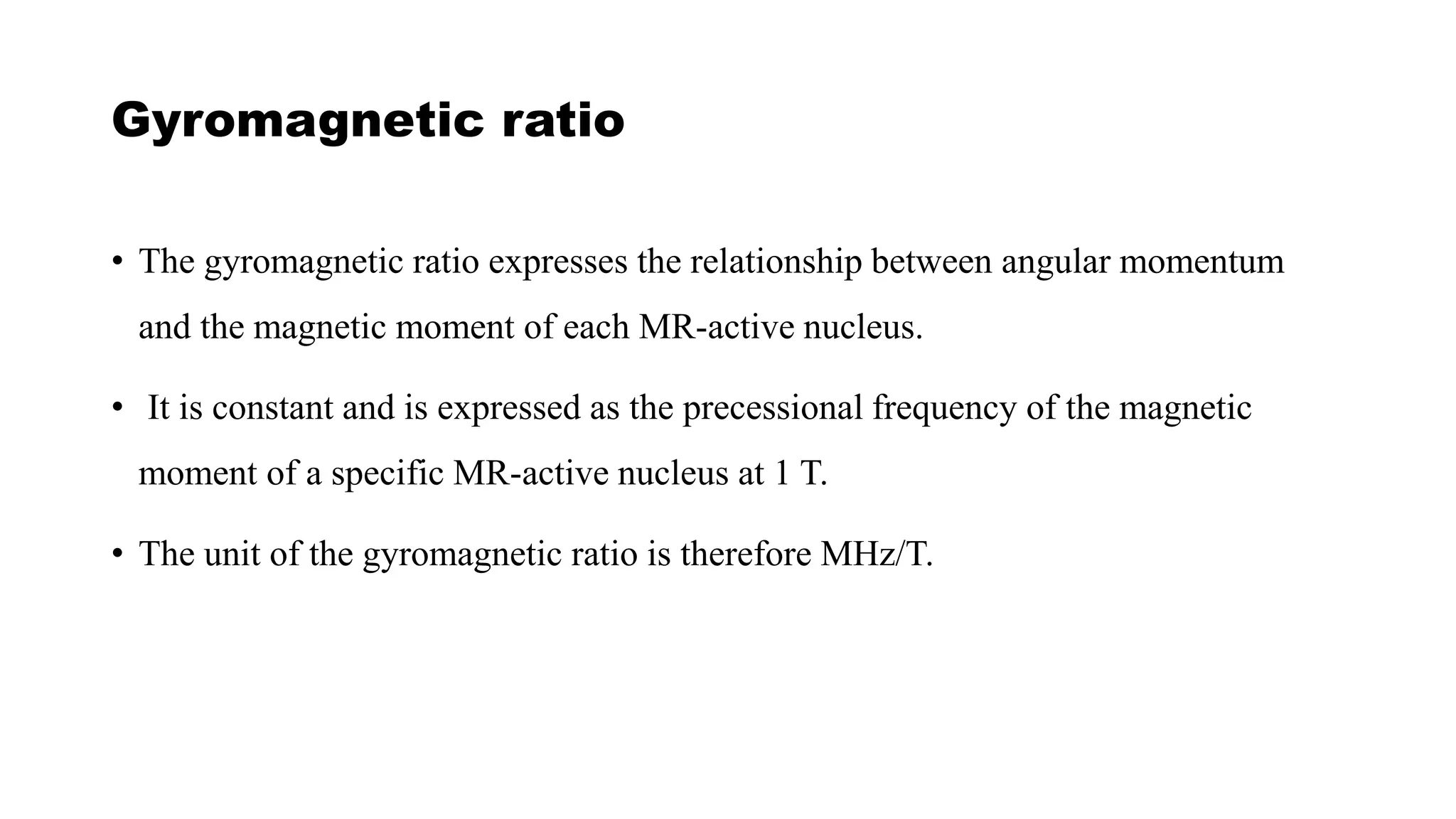 Basic principle of MRI | PPTX