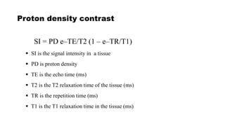 Basic principle of MRI | PPTX