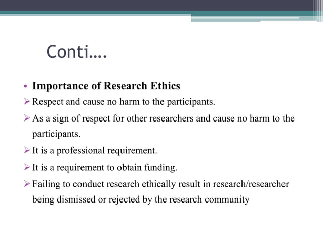 Basic principle of research ethics | PPTX