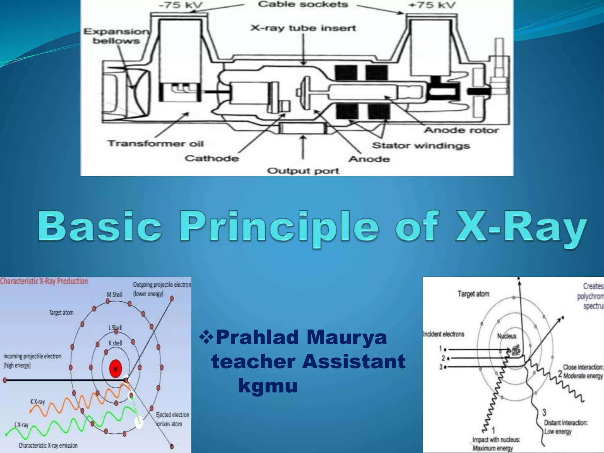 Basic principle of x ray | PPTX | Chemistry | Science
