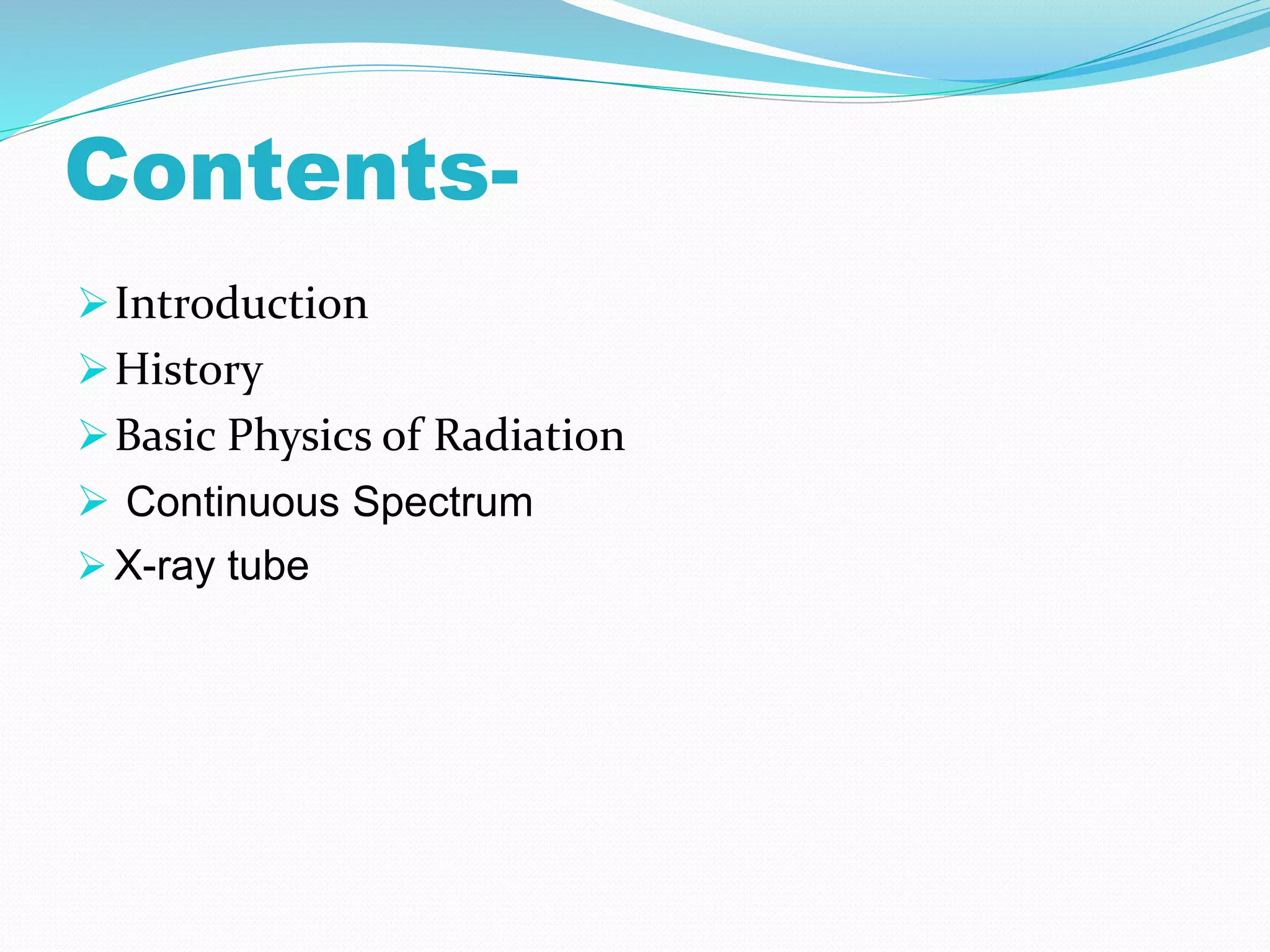 Basic principle of x ray | PPTX | Chemistry | Science