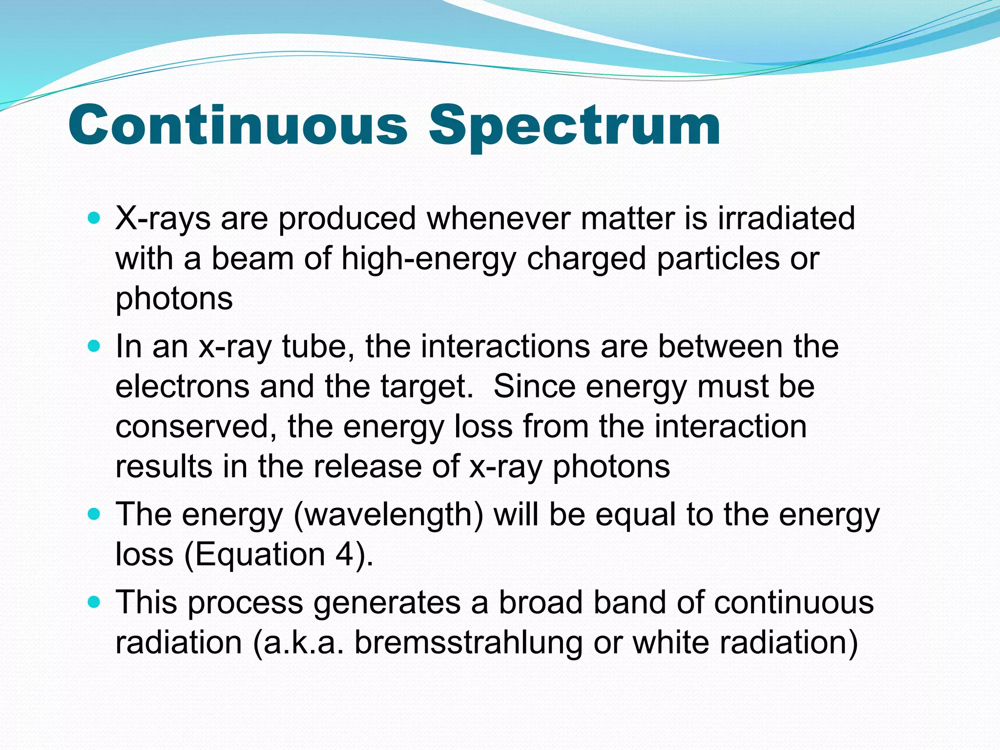 Basic principle of x ray | PPTX | Chemistry | Science