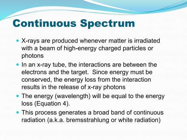 Basic principle of x ray | PPTX | Chemistry | Science