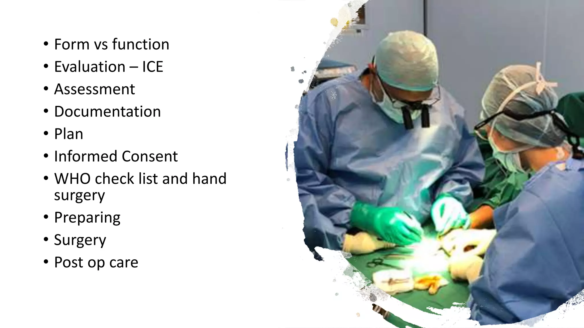 Basic principles and hand assessment | PPTX