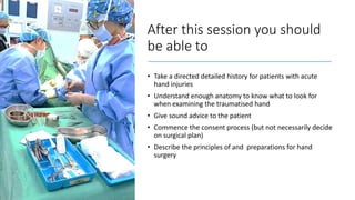 Basic principles and hand assessment | PPT