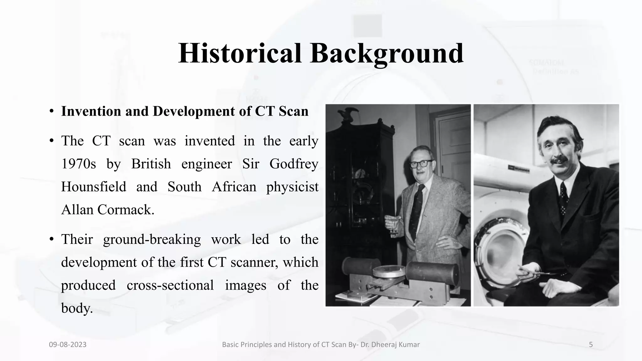 Basic Principles and History of CT Scan.pptx